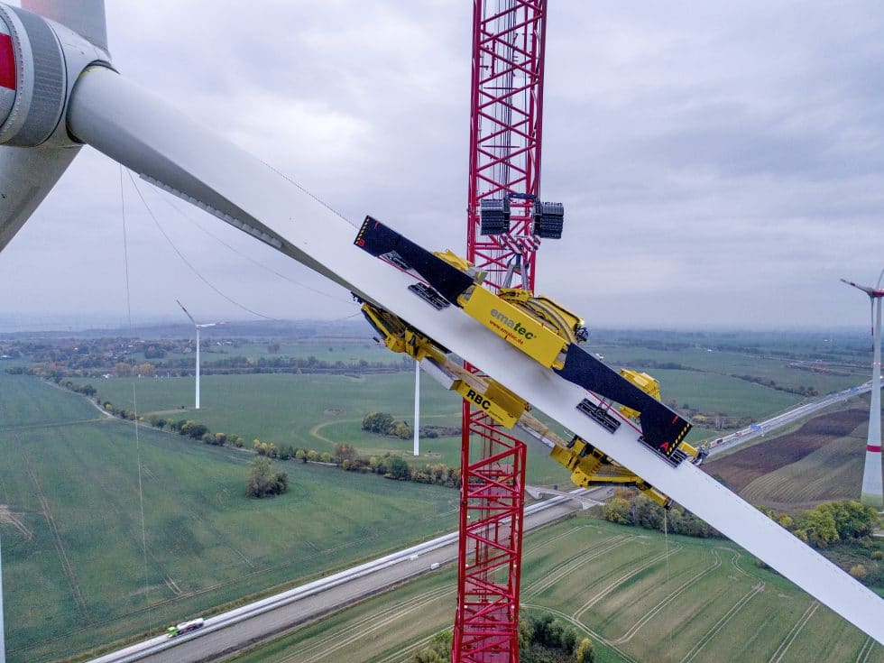 Emission-free: Enercon is the first one to use the new way of rotor ...